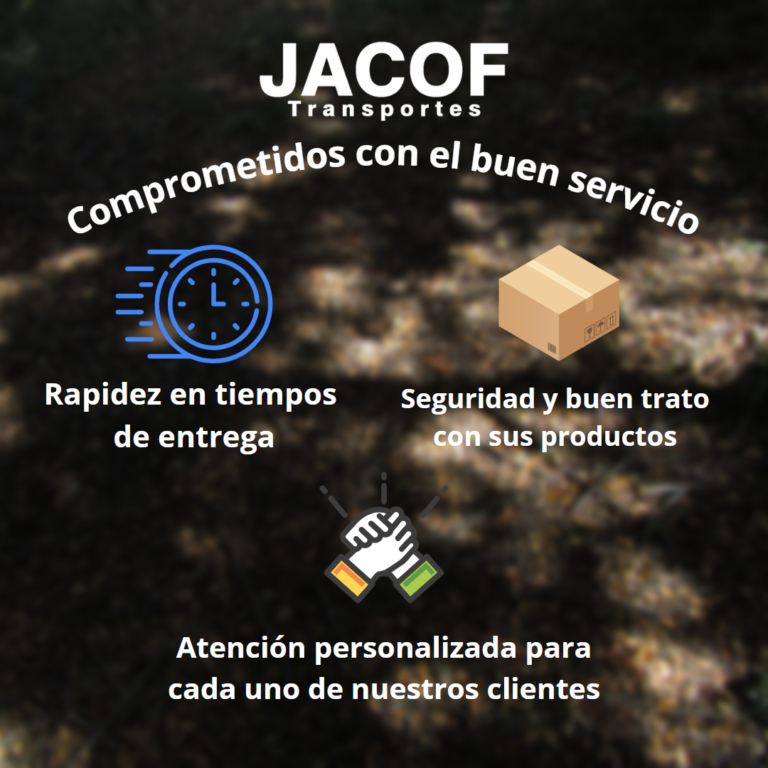 Transportes Jacof - Traslado de carga por carretera